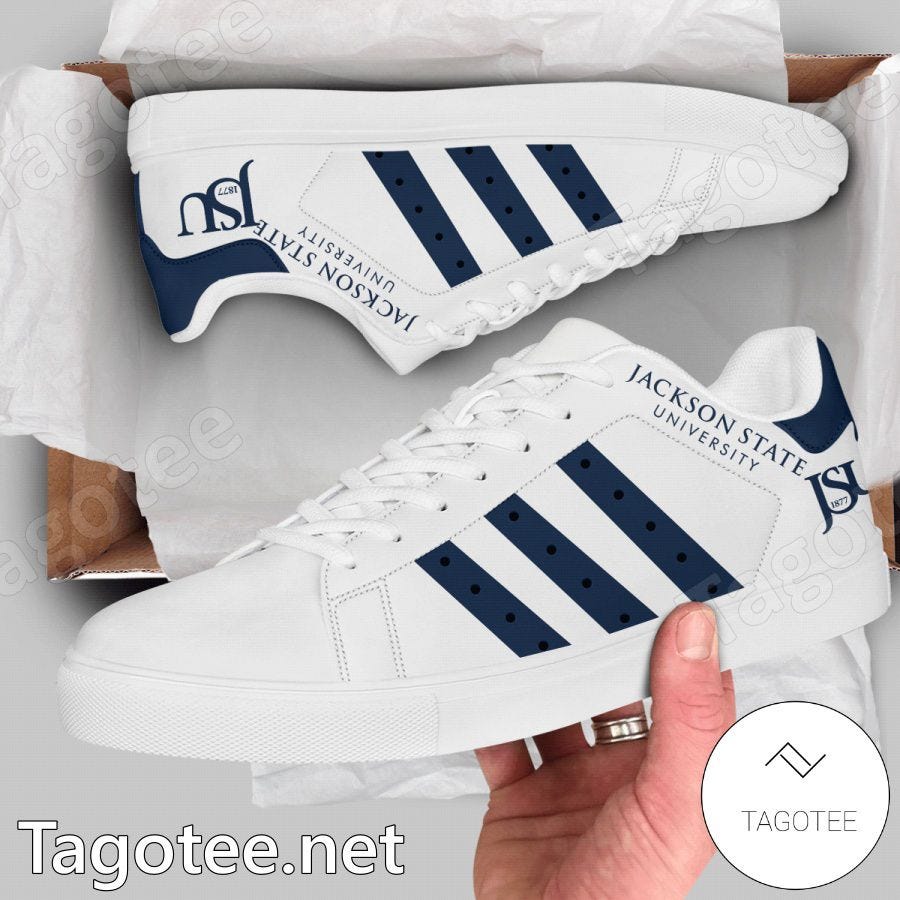 Step Up Your Game with Jackson State University Logo Stan Smith Shoes | by Syleradams | Aug ...