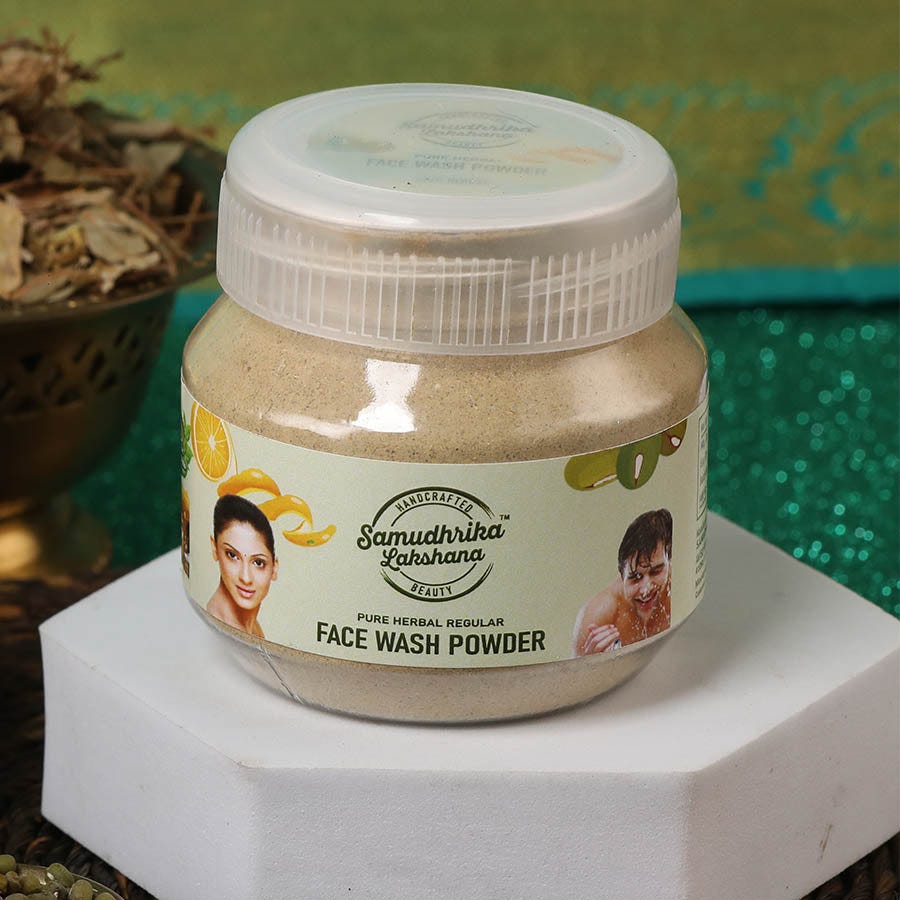 Samudhrika Herbal Face Wash Powder: Nature’s Secret for Radiant Skin ...