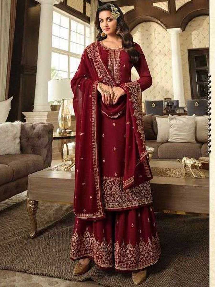 Elevate Your Ethnic Style Game with Stunning Sharara Suits ! | by ...