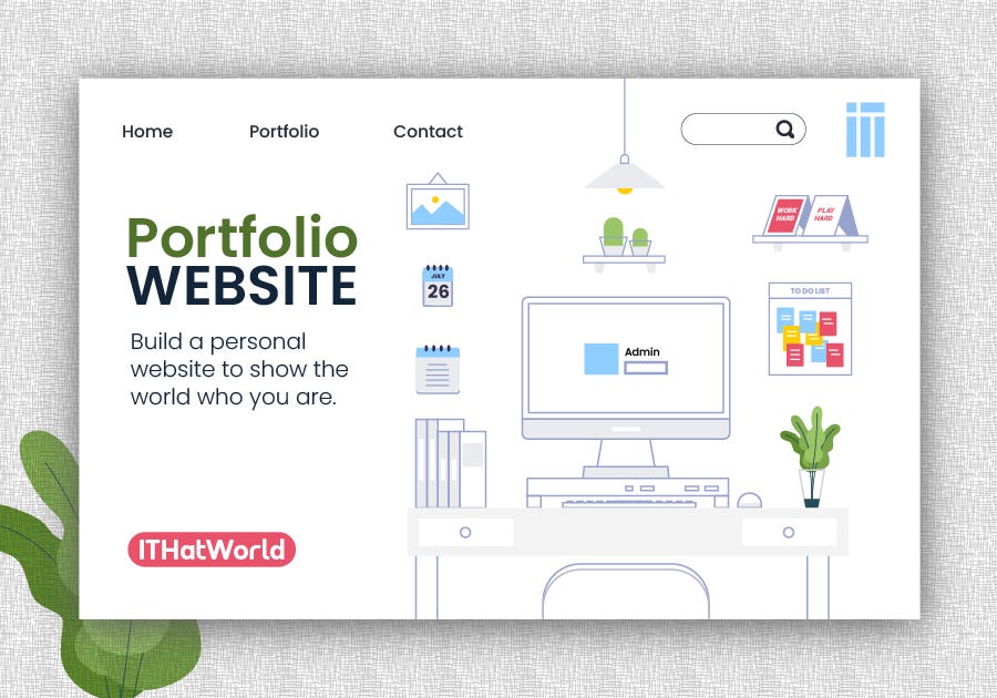 A Portfolio Website for a Professional Narrative | by Ithatworld | Mar ...