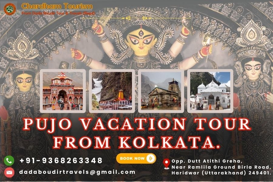 PUJO VACATION TOUR FROM KOLKATA. EXPERIENCE THE DIVINE WITH OUR PUJO… | by Chardham Tourism ...