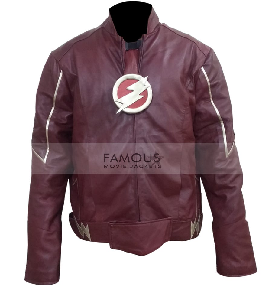 Flash Grant Gustin Cosplay Leather Jacket | by Famous Movie Jackets ...