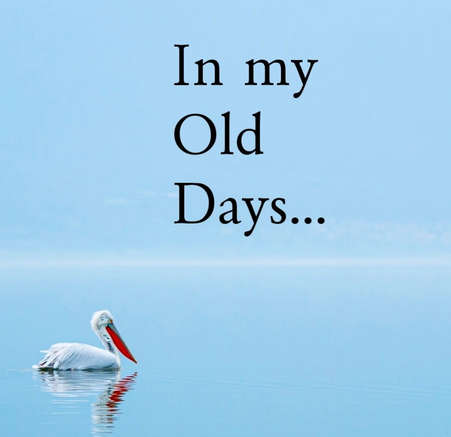 In my old days…. Take me back to those old days again... | by Divya ...