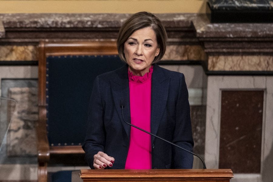 Iowa Governor Reynolds gives State of the State | by BBP News | Medium