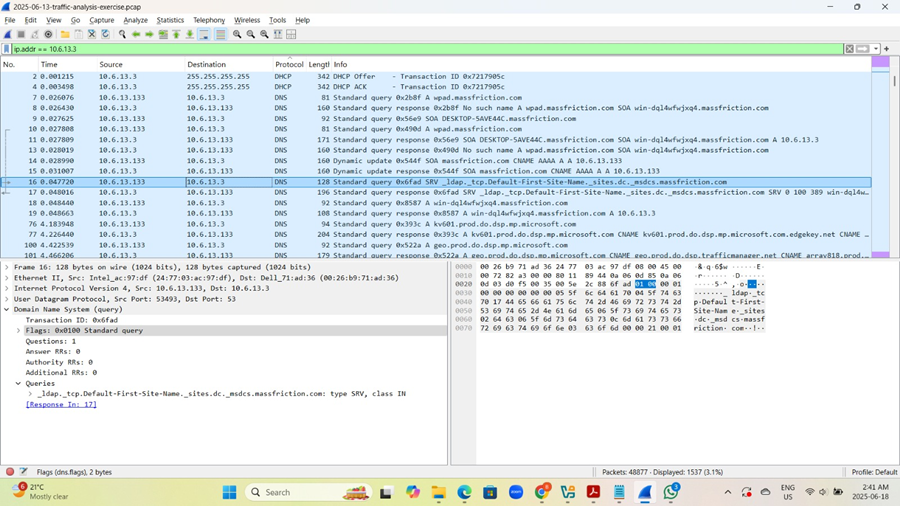 Investigating Suspicious Network Traffic: A DFIR Case Study Using ...