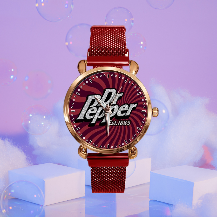 Dr Pepper Stainless Steel Watch. The Dr Pepper Stainless Steel Watch is ...