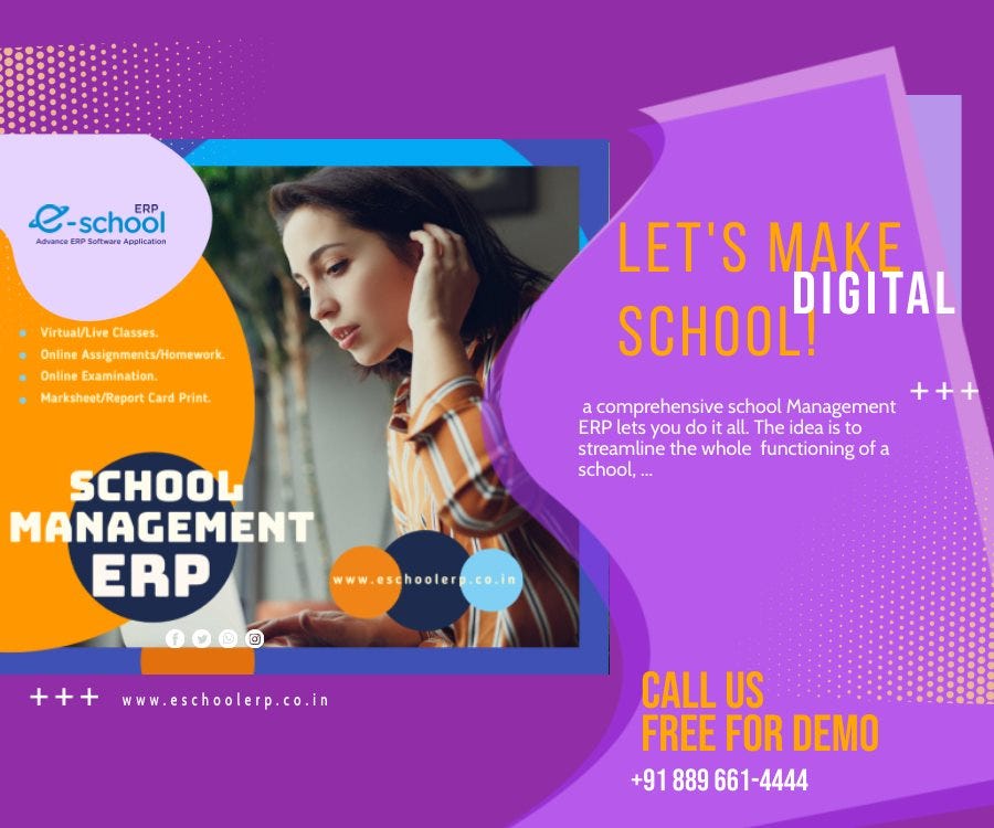 One Stop Solution E School Erp Software For School Management System