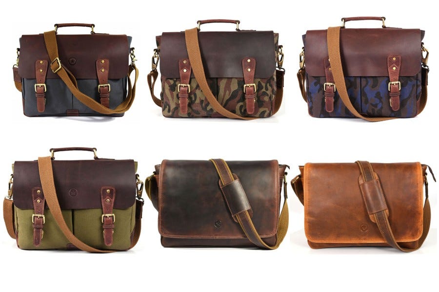 The Timeless Elegance of Genuine Leather Messenger Bags - Aaron Leather ...