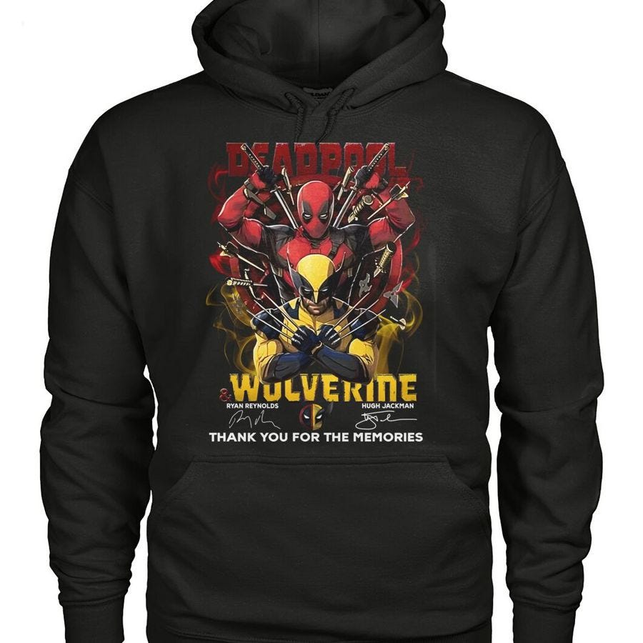Deadpool and Wolverine Thank You For The Memories Shirt | by ...