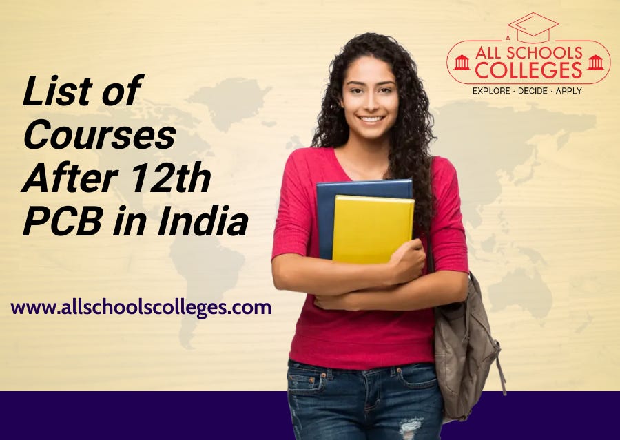 List of Courses After 12th PCB in India - Gyan Pal - Medium