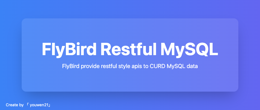 REST APIs with MySQL - Honeyyourmail - Medium