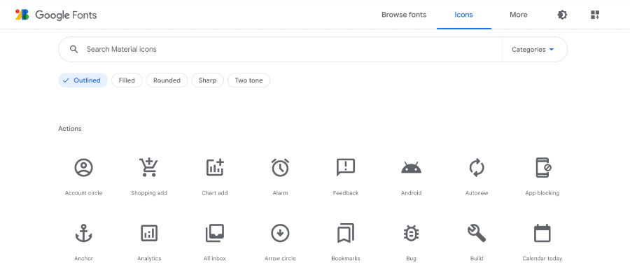 How to add google icons to your React project ? | by Bhavya Verma | Medium
