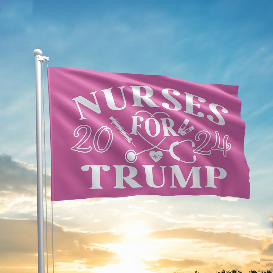 NEW Nurses For Trump Flag. BUY PRODUCT HERE… | by Astarstyle Worldwide ...