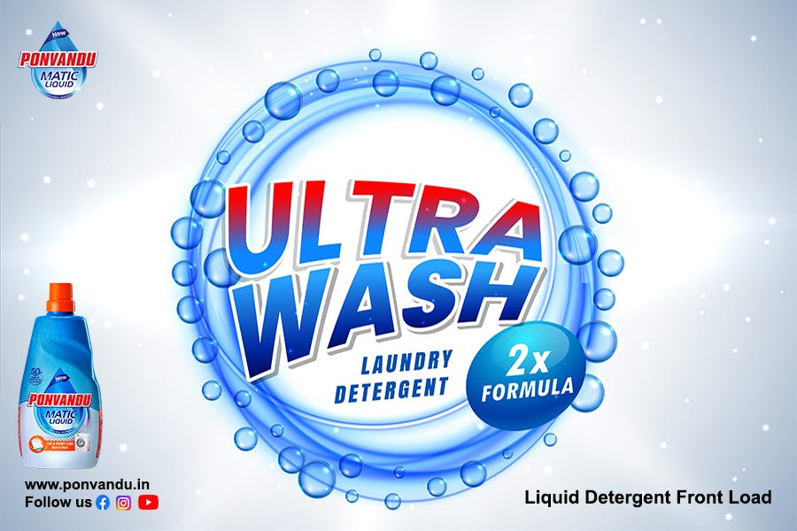 Liquid Detergent Front Load. www.ponvandu.in | by Ponvandu Detergent ...