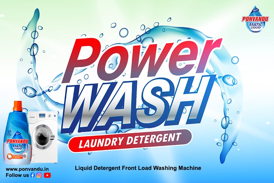 Liquid Detergent Front Load Washing Machine | by Ponvandu Detergent and ...