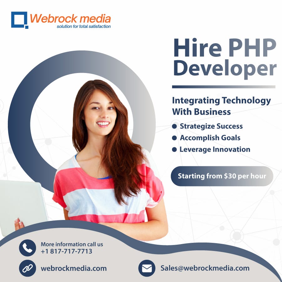 Hire PHP Developer - webrockmedia - Medium