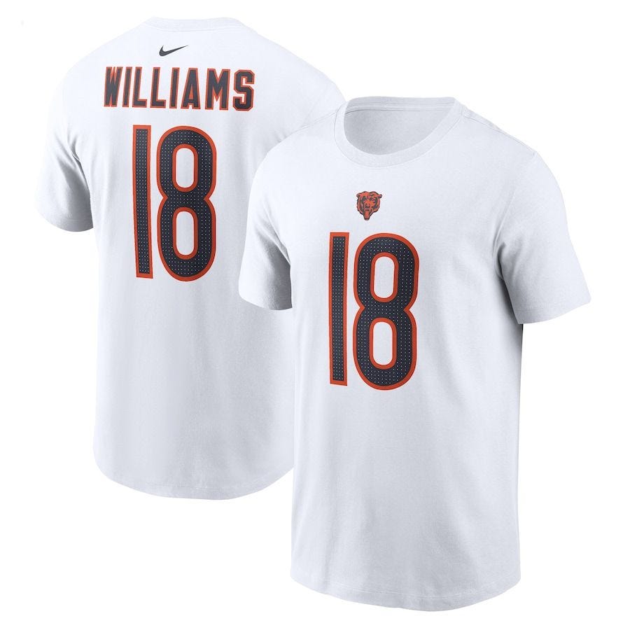Caleb Williams Chicago Bears Nike 2024 Draft First Round Pick Shirts ...