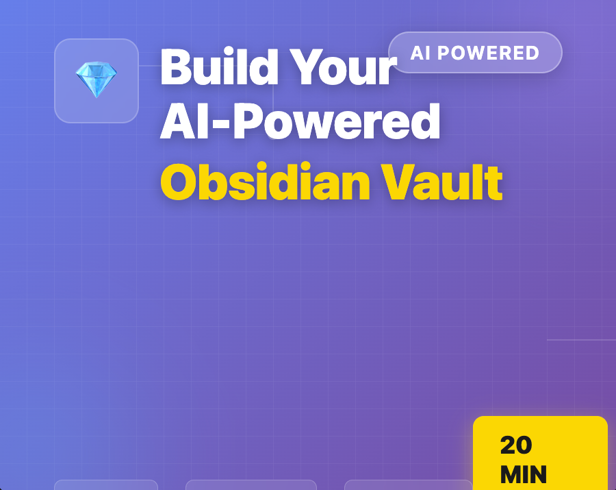 Build Your AI-Powered Obsidian Vault in 20 Minutes | by Harsh | Medium