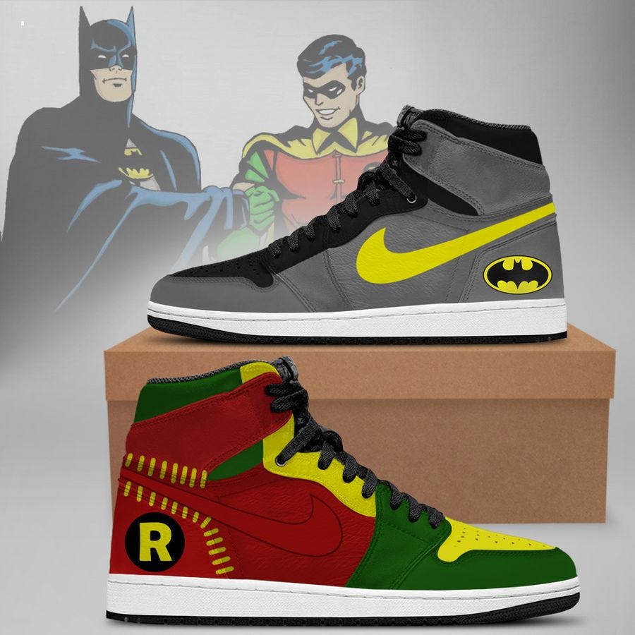 NEW Batman Robin DC Comics Air Jordan 1 | by Hot T-Shirt Shop 2024 ...