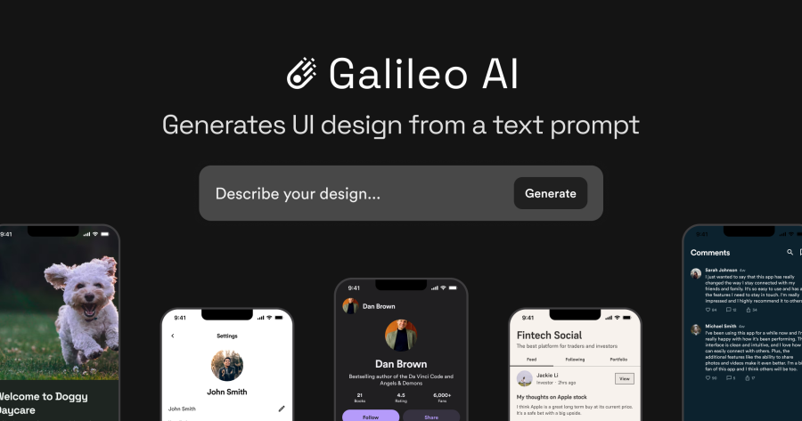 How To Generate UI Designs For Free Using Galileo AI | by Soubhagya Sahu | Productivityside | Medium