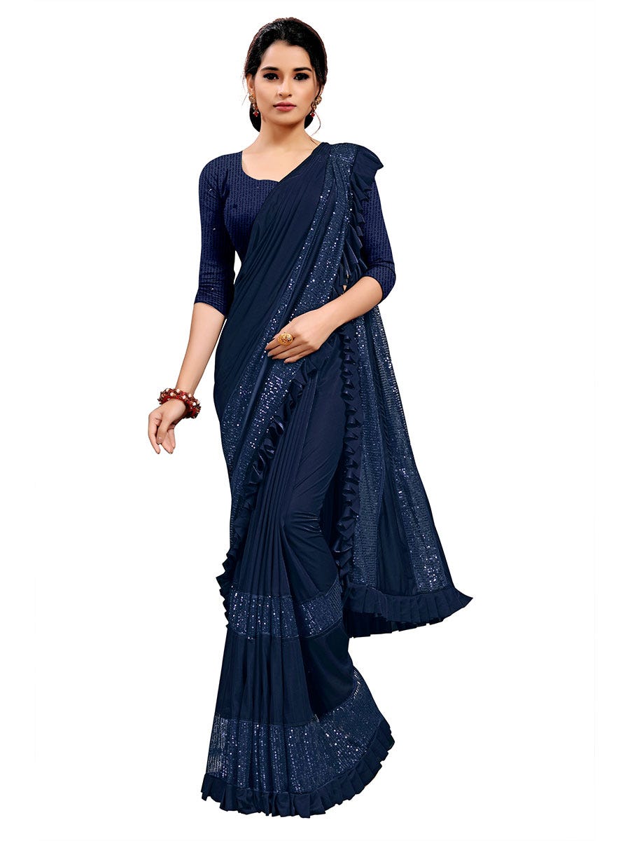 Elevate Your Style with the Latest Collection of Plain Sarees Available ...