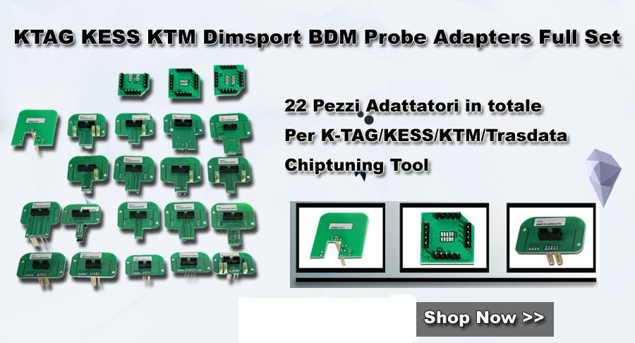 BDM Frame Adapters Set BDM Probe Adapters Full Set Denso Marelli Bosch ...
