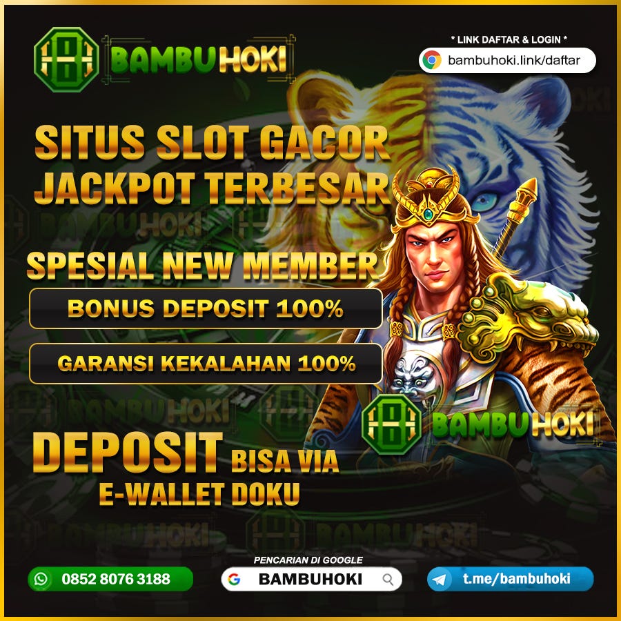 BAMBUHOKI LINK SLOT PG SOFT DEPOSIT E-WALLET DOKU MUDAH JACKPOT SAAT INI | by BAMBU HOKI | Oct ...