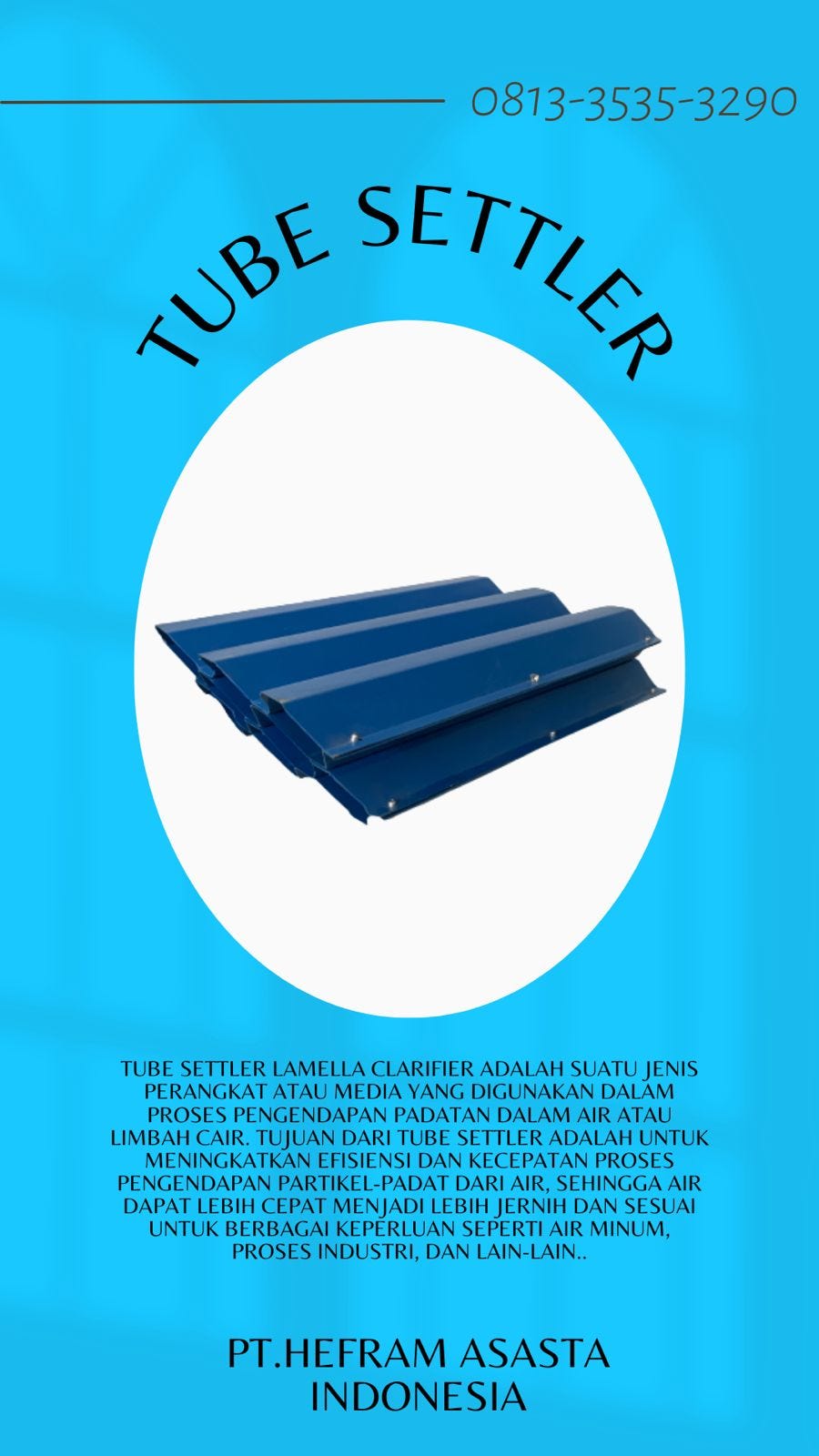 Tube Settler Media Dimension | Hub 0811–8888–8538 - faris tube settler ...