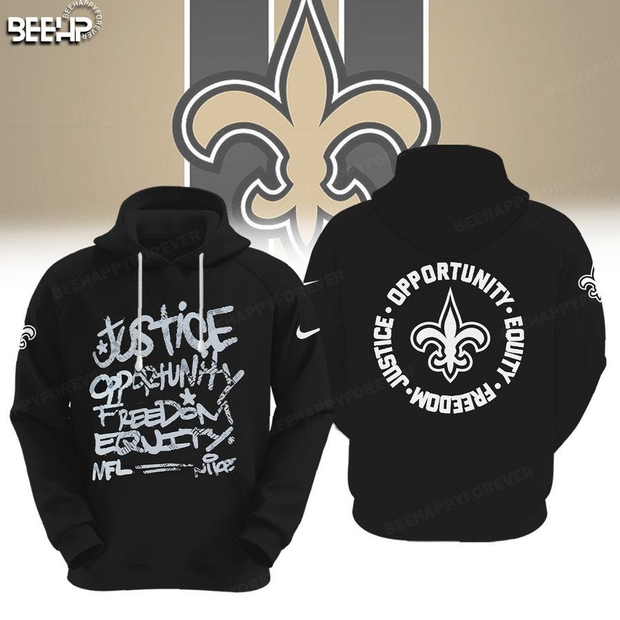 New Orleans Saints Justice Opportunity Equity Freedom Shirt | by ...