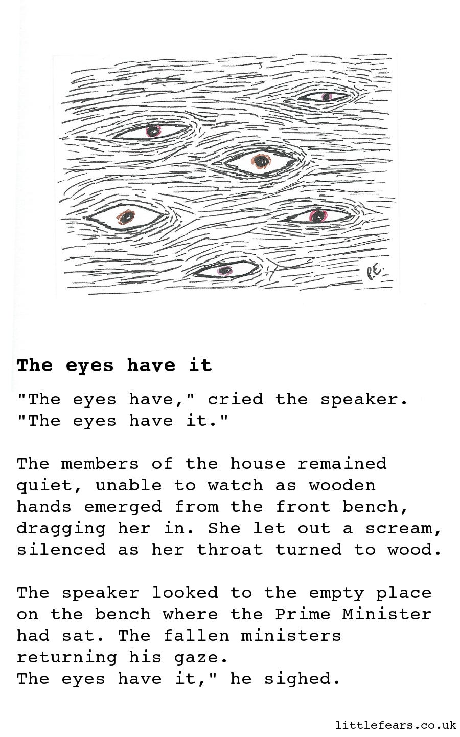 The eyes have it. As with all wee cards this week, The… | by Peter ...
