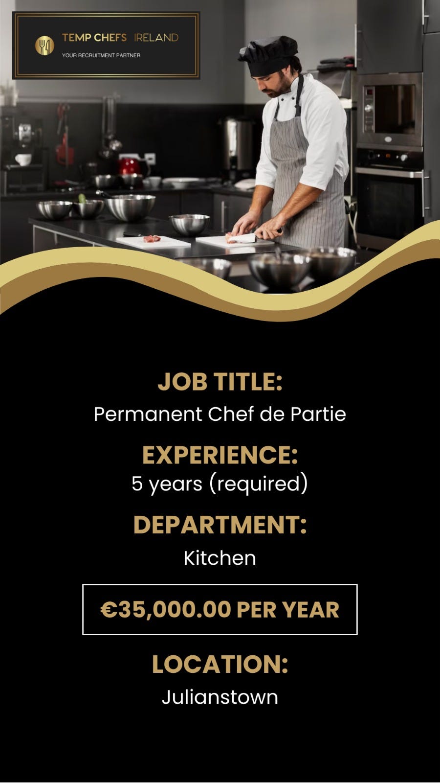 Ireland’s fine dining chef. In Ireland, becoming a fine dining chef ...