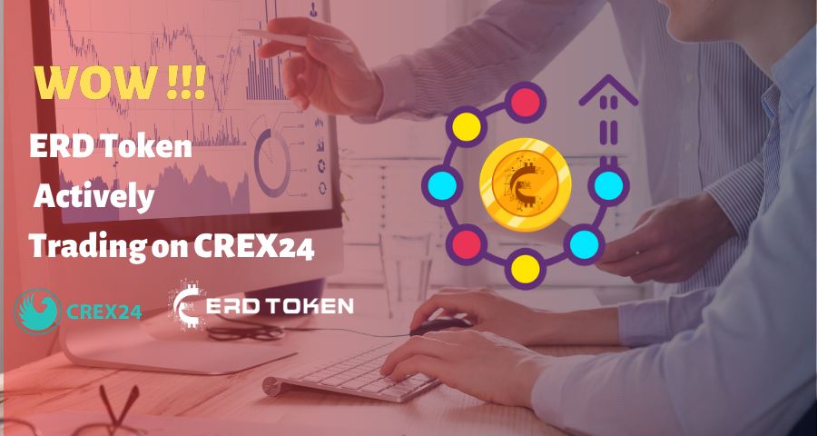 ERD Token Actively Trading on CREX24 | by ERD Token | Medium