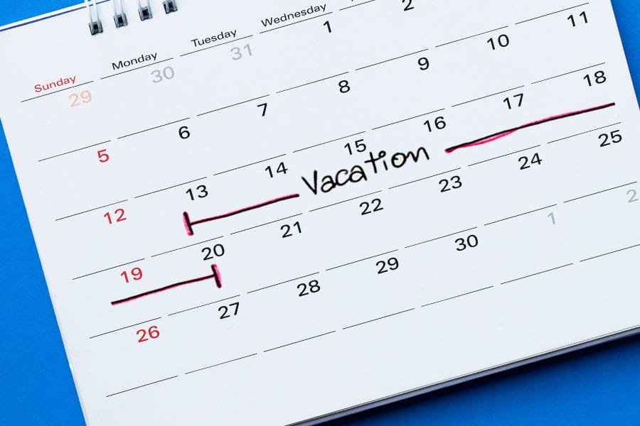 This Is the Perfect Length of Time to Go on Vacation, According to ...