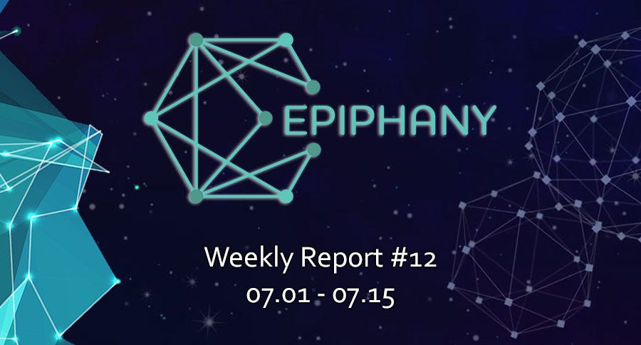 Epiphany Weekly Report #12. Dear EPIPHANY Community Members: | by ...