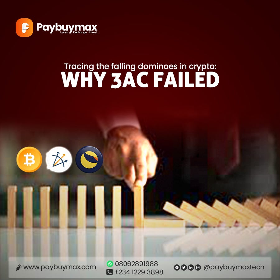 Tracing the falling dominoes: Why 3AC failed The fall of Three Arrows ...