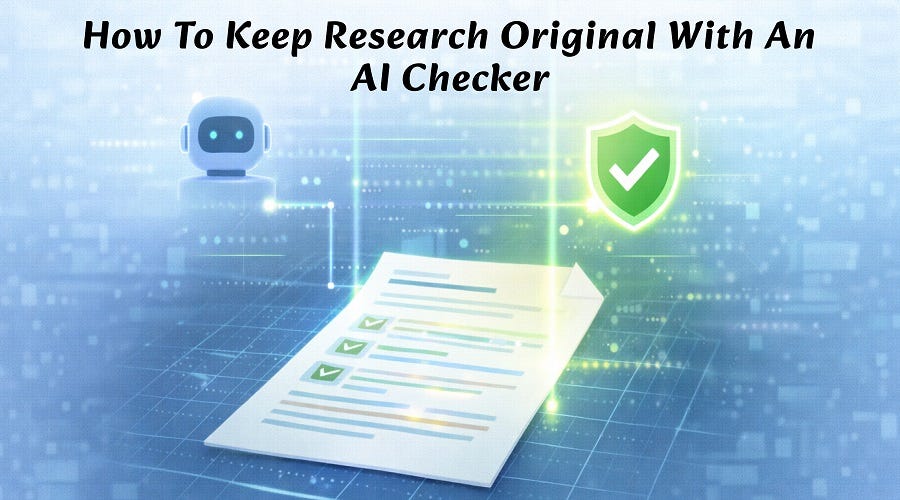 How to Keep Research Original with an AI Checker | by Shivani Sharma ...