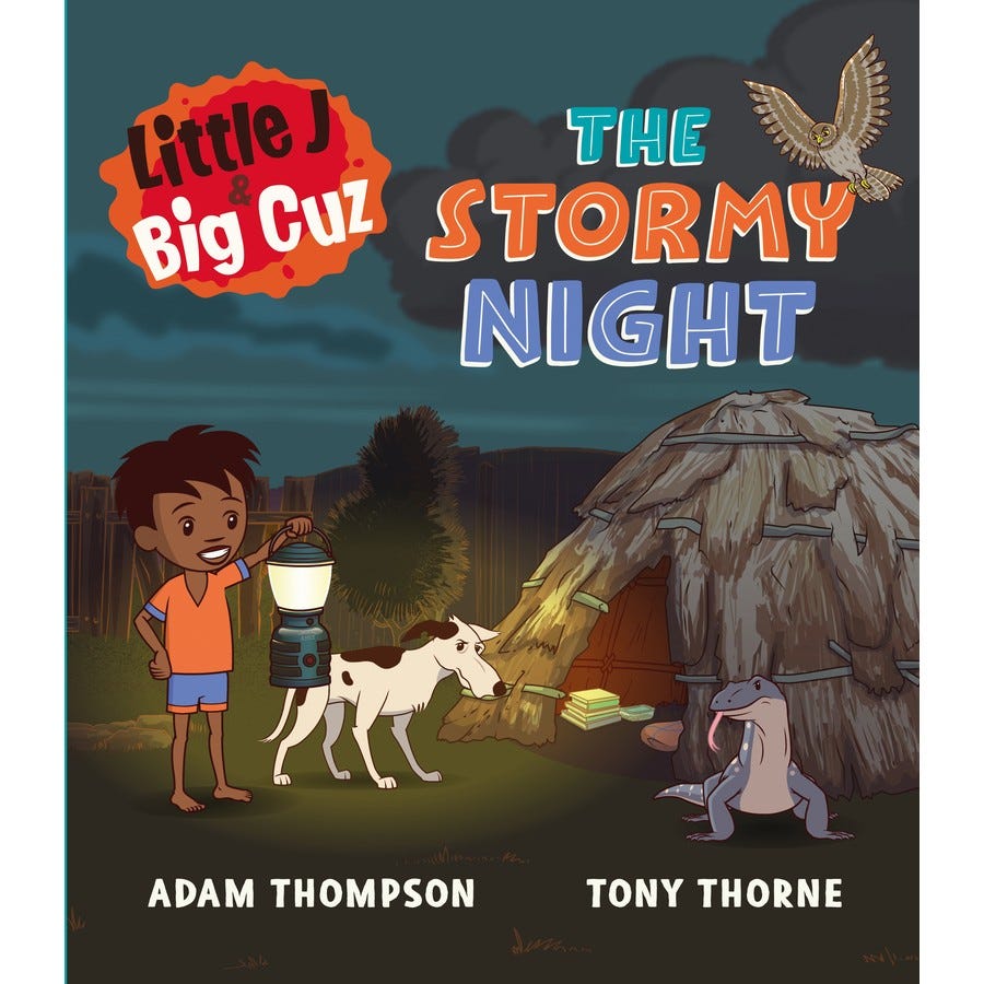 A Children’s Book Review: Little J & Big Cuz The Stormy Night By Adam ...