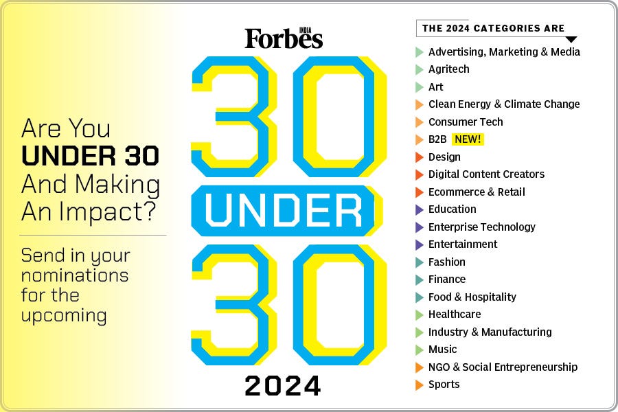 How to get into Forbes 30 Under 30? | by Adisankar | Medium