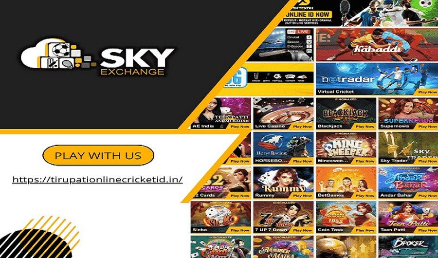 What is Sky Exchange ID?. The online sports betting landscape is… | by Ravi Gupta | Nov, 2023 ...