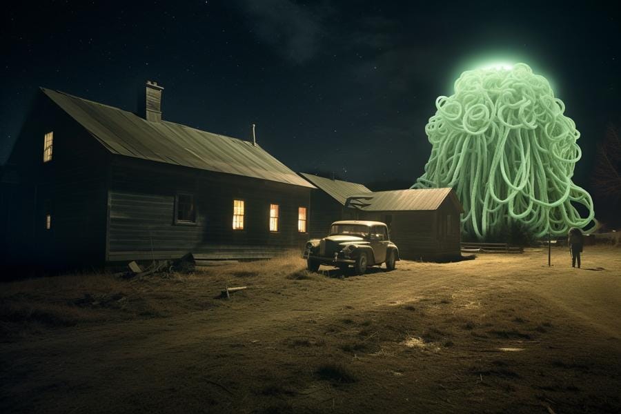 Sightings Of The Flying Spaghetti Monster