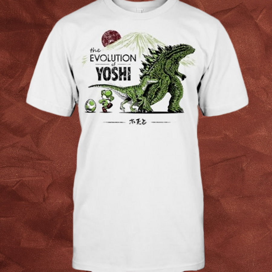 NEW Evolution Of Yoshi Mario Shirt | by Astarstyle Store | Mar, 2024 ...