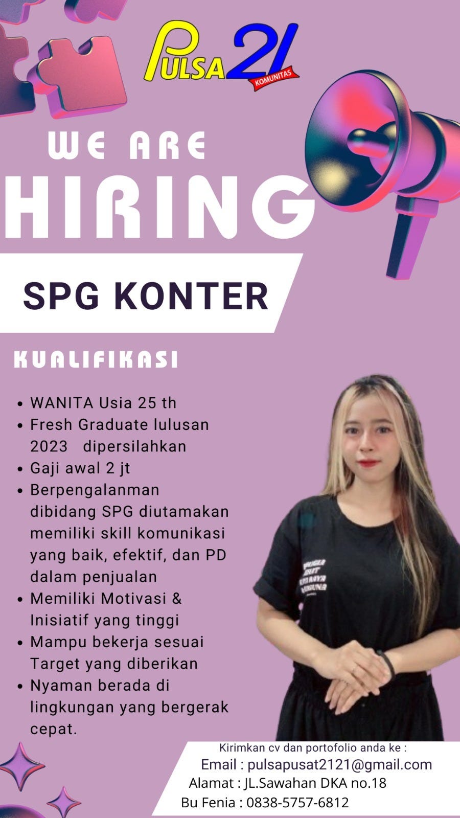 info Lowongan SPG di Surabaya - Jasapelatihanaccurateonline - Medium