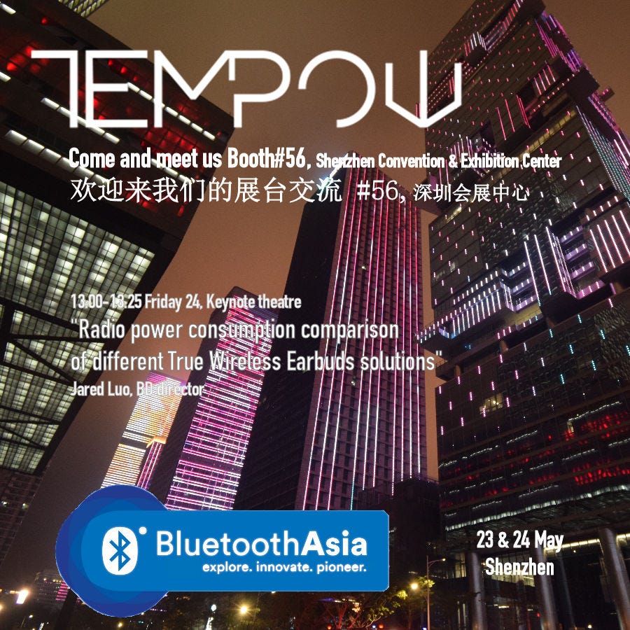 Meet us at Bluetooth Asia in Shenzhen on 23th and 24th May! | by ...