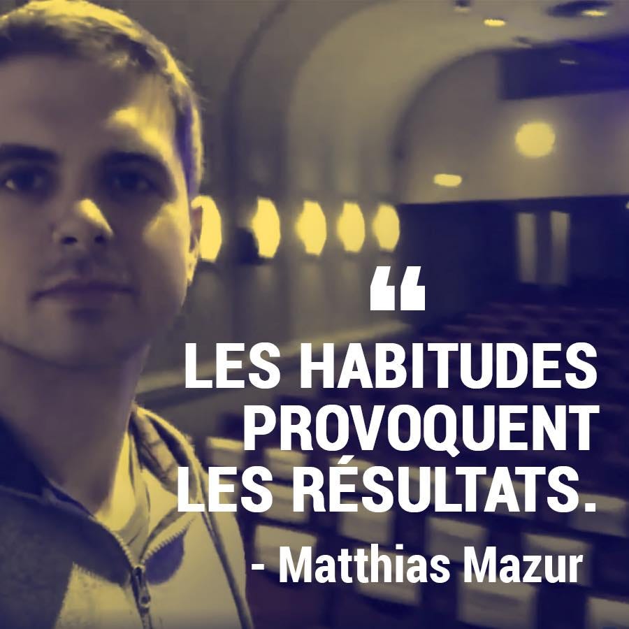 Matthias Mazur: HABITUDE. Tout ce qu’on fait au quotidien depuis… | by ...