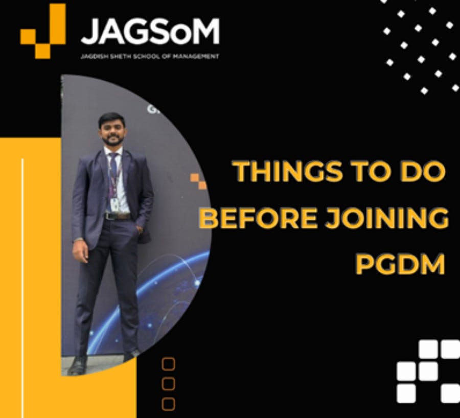 Prepare for Your PGDM Program — Essential Tasks and Tips — JAGSoM ...