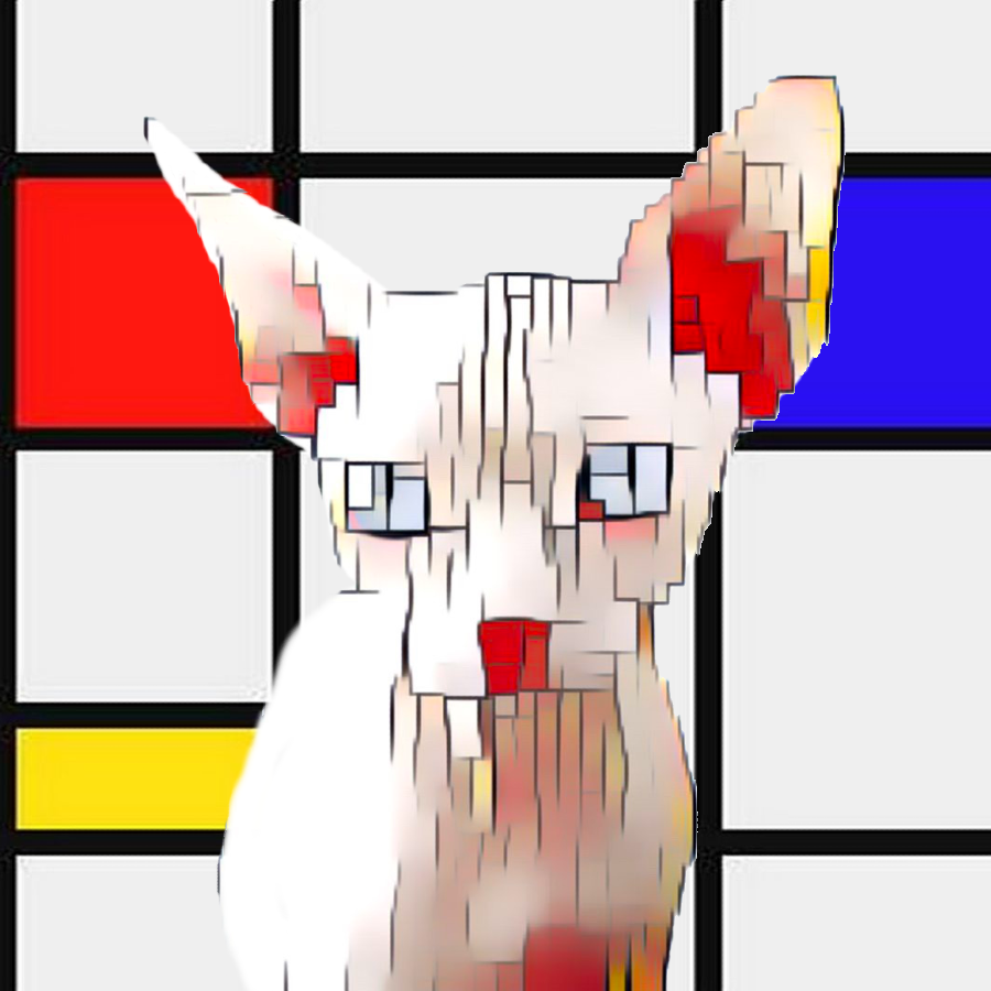 NFT Reveal #5/20: Mondrian. Another humble tribute to a great… | by Bizarrebra | Medium