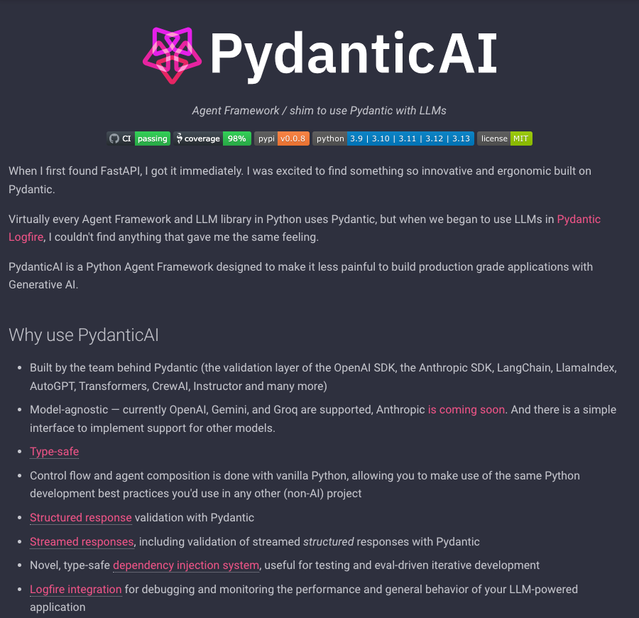 PydanticAI: New Python-based Agent Framework to Build Production-Grade LLM-Powered Applications ...
