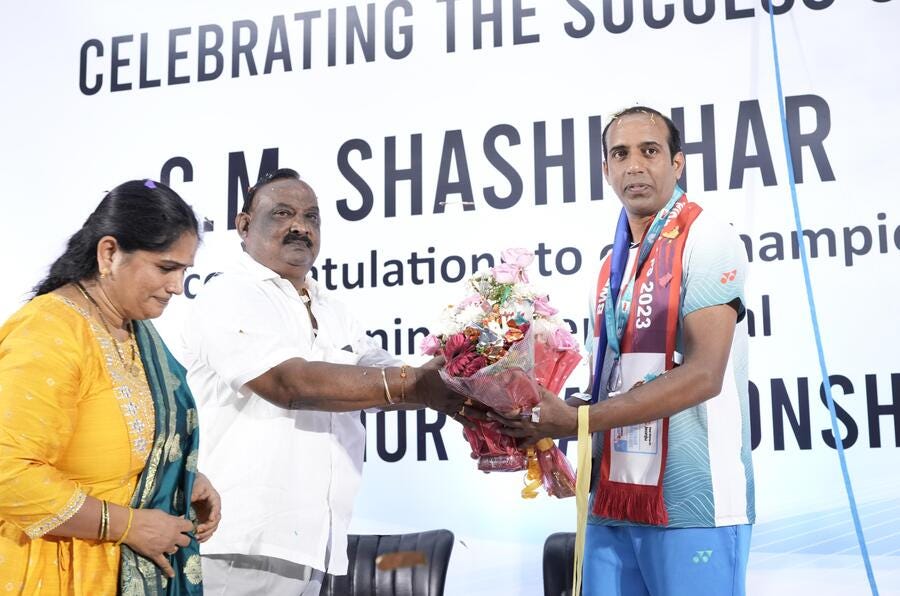 Hyderabad’s C.M. Shashidhar Claims Silver at BWF World Senior ...