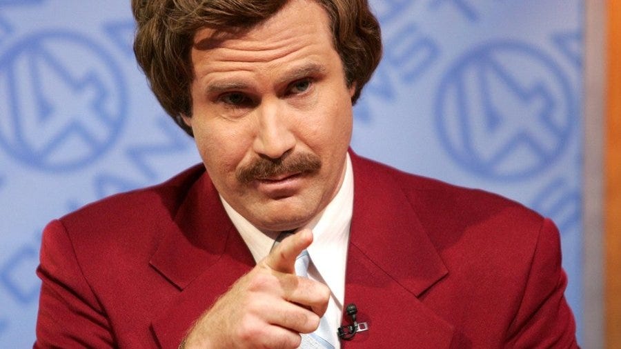why I always keep a stack of “anchorman” dvds on my desk | by John ...