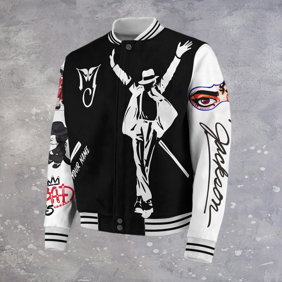 Michael Jackson CUSTOM Varsity Jacket | by Kokfashion Store | Mar, 2024 ...